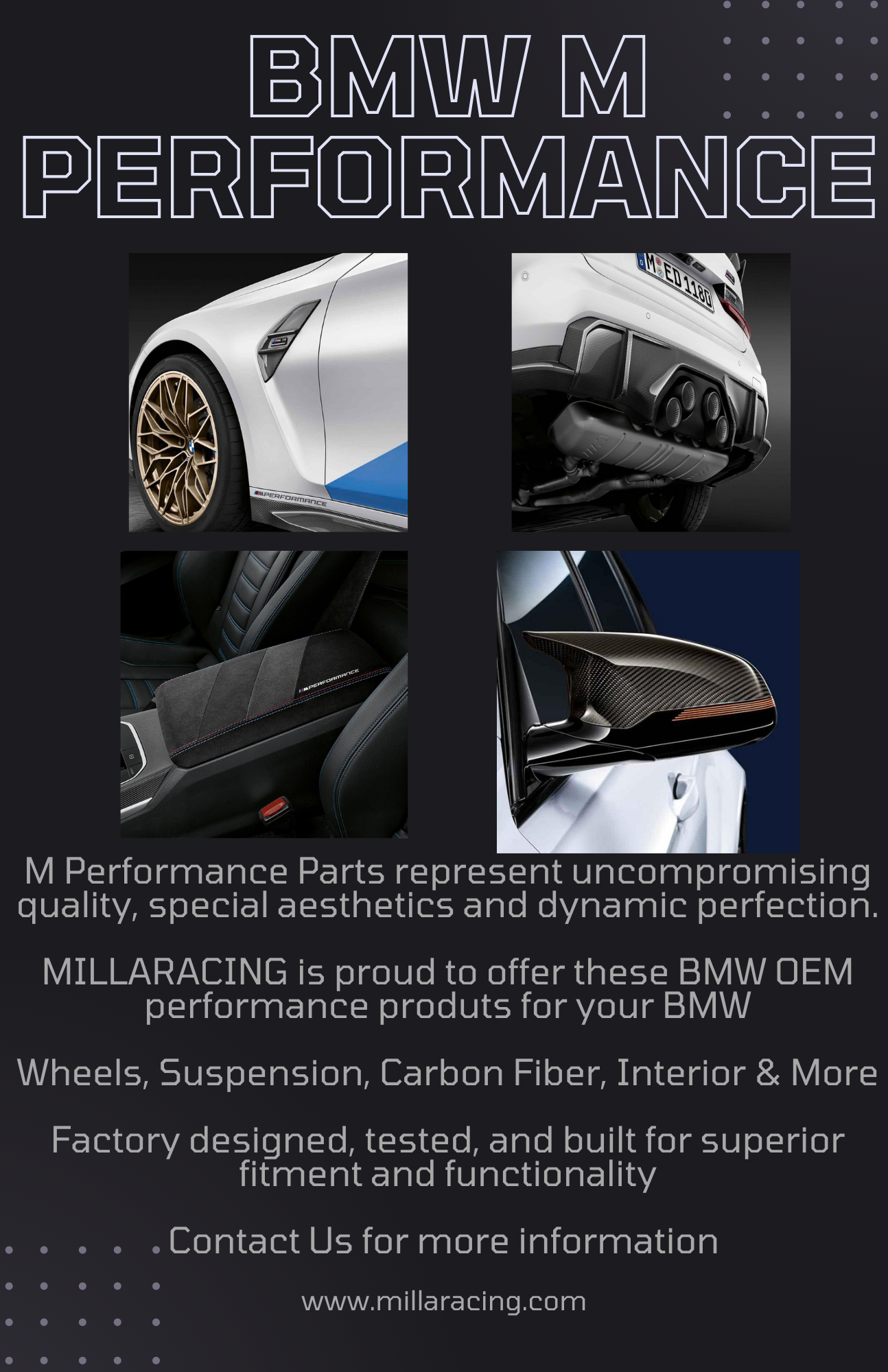 BMW M Performance Now Available – Millaracing