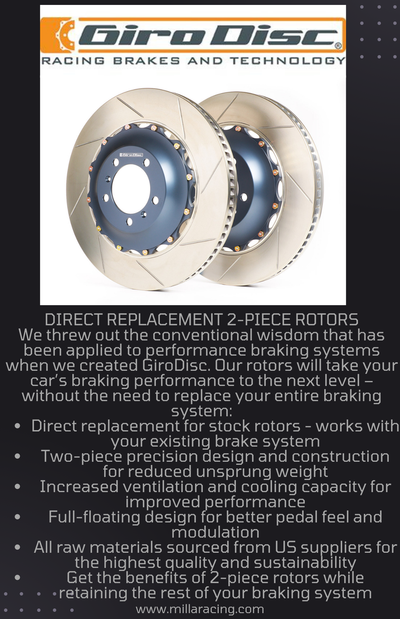 Giro Disc Rotors Now Available – Millaracing